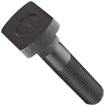 4140 Steel T-Bolt, Black Oxide Finish, 1-1/4" Threaded Length, 2-1/2 ...