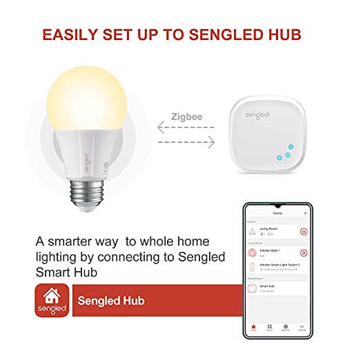 Sengled Zigbee Smart Light Bulbs, Smart Hub Required, Works with ...