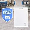 Igloo 3.5 Cu. Ft. Chest Freezer with Removable Basket and Front Defrost ...