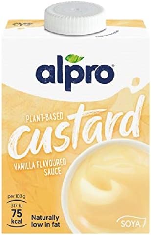 Alpro Vanilla Soya Custard, 525g: Amazon.co.uk: Grocery