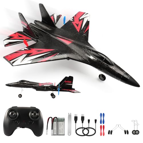 RoofWorld RC Plane Remote Control Glider Airplanes 2.4 GHZ 2 Channels ...