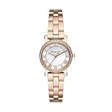 Amazon.com: Michael Kors Women's Norie Rose Gold-Tone Watch MK3558 ...