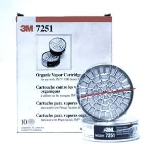 Amazon.com: 3M organic vapor Cartridge NO. 7251: Home And Garden ...