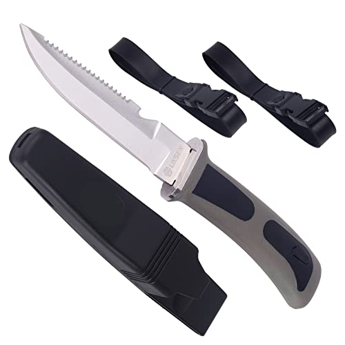 linsen-outdoors Diver Knives Diving Knife Tempered Stainless Steel ...