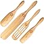 Amazon.com: Bamboo Spurtles Kitchen Tools-Cookware Set Of (4) Kitchen ...