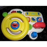 Amazon.com: Fisher-Price Sesame Street Giggle 'n Go Driver - Elmo ...