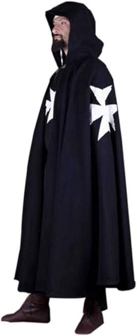 Amazon.com: Hayat handicrafts Adult Medieval Templar Knight Cloak ...