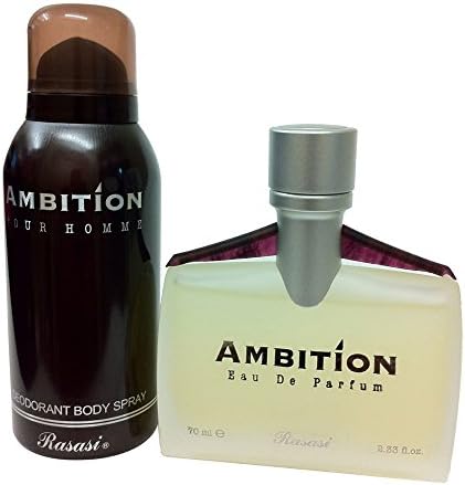 Rasasi Ambition for Men Spray 70 Ml + Ambition for Men Deo 150Ml price ...