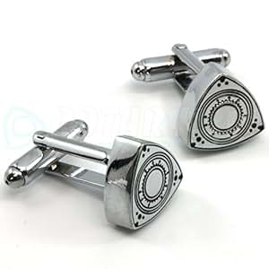 Amazon.com: Rotor Cuff Links - Chrome/Black by Rotary13B1: Jewelry