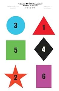 Amazon.com : MultiDrill "SCN Target" (Shape, Color, Number) 10 Pack ...