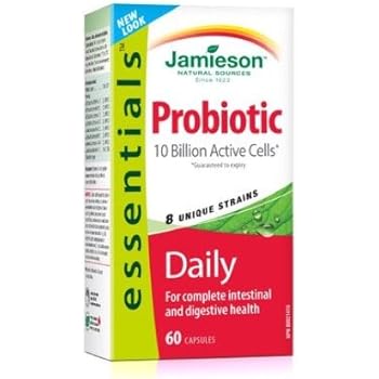 Amazon.com: Jamieson Probiotic 10 Billion Active Cells 60 Capsules ...