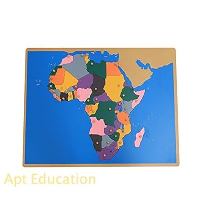 Montessori Puzzle Map of Africa - Educational and Nepal | Ubuy