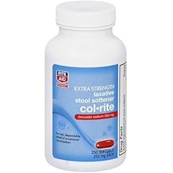 Amazon.com: Rite Aid Col-Rite Extra Strength Colace Stool Softener with ...