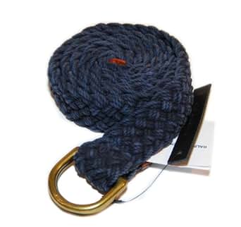 Polo Ralph Lauren Mens Woven Rope Braid Nautical Cotton D-Ring Belt ...