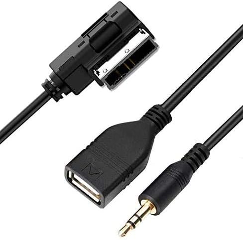 AMI MMI MDI USB Aux Adapter Cable Compatible for Volkswagen Audi, Music ...