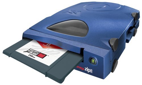 Iomega ZIP 250 - Disk drive - ZIP ( 250 MB ) - Parallel - external - blue | Amazon price tracker ...