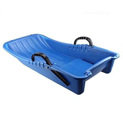 AGPtek Winter Durable Lightning Sled Boat Shape Snow Sled Sledge ...