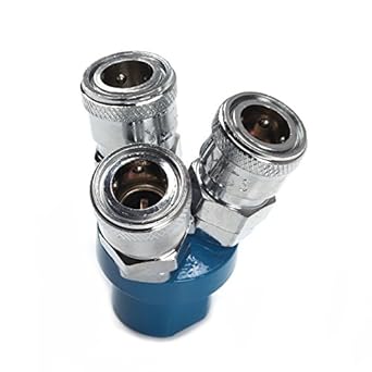 3 Way Quick Connect Air Hose Splitter Coupler Manifold: Amazon.com ...