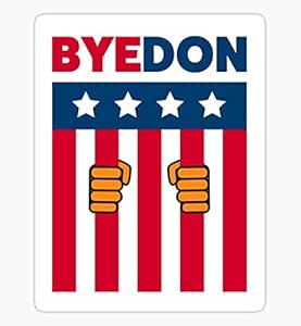 Amazon.com: Lock Him Up - Bye Donald Trump Bye Don - Sticker Graphic ...