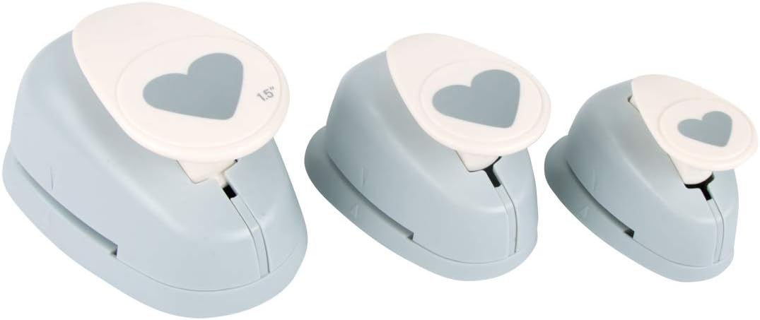 RAYHER Heart Paper Punches, Set of 3: Amazon.co.uk: Kitchen & Home