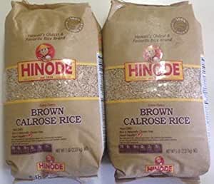 Amazon.com : (Pack of 2) Hinode Calrose Brown Rice 5 Lb Bag : Grocery ...