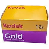 Amazon.com : Kodak Gold 200 Color Negative Film (ISO 200) 35mm 36-Exposures, 603 3997 ...