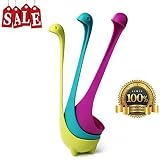 Ototo Mamma Nessie Straining spoon, blue: Amazon.co.uk: Kitchen & Home