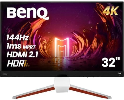 BenQ MOBIUZ EX3210U Gaming Monitor with 2.1 Audio & subwoofer, HDMI 2.1 ...