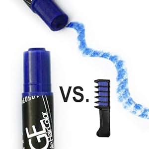 Amazon.com: Blue Hair Chalk - Edge Blendable Hair Color: Beauty