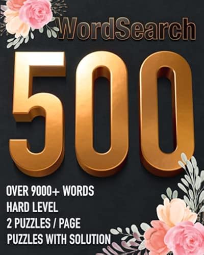 Word Search 500: The Big Book Of Wordsearch 500 Puzzles : 500 ...