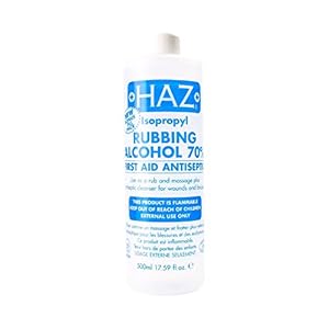 Haz 500 ml Isopropyl Rubbing Alcohol First Aid Anti Septic: Amazon.co ...