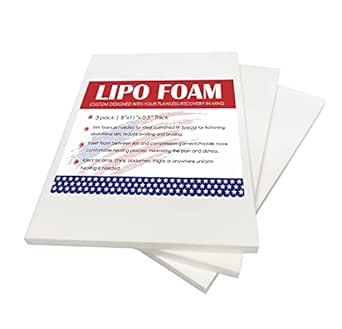 Amazon.com: 3 Pack Lipo Foam Pads - Post Surgery Ab Board Liposuction ...