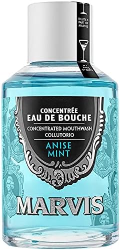 Marvis Concentrated Anise Mint Mouthwash, Anise Mint, 120 milliliters ...