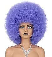 Amazon.com : Wallden Hair 10 Inches Afro Wig and Costume Halloween Wig ...