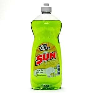Amazon.com: Sun Dishwashing Liquid with OXYgen, Apple Orchard, 20 Ounce ...