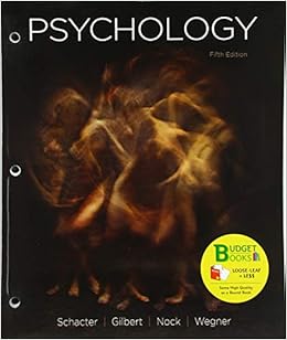 Psychology: Schacter, Daniel L., Gilbert, Daniel T., Nock, Matthew K ...