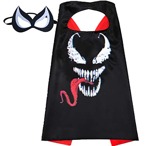 Aodai Halloween Costumes and Dress up for kids - Venom Costume Cape and ...