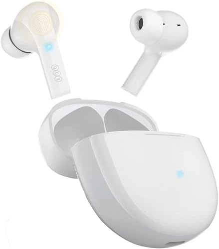 QCY T18 Bluetooth Earbuds, White, Normal price in Saudi Arabia | Amazon ...
