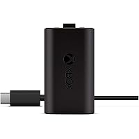 Amazon.com: Xbox Battery Pack Rechargeable with 4 Back Covers and a USB ...