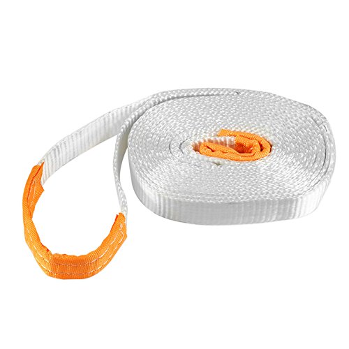Industrial Tools Compact 1-inch x 16-Foot Recoil Tow Strap 7500 Lb ...
