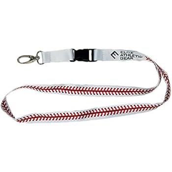 Amazon.com : Baseball Lace Lanyard - Detachable Buckle and Upgraded ...