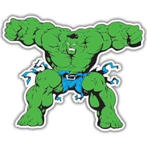 Amazon.com: Incredible Hulk Vynil Car Sticker Decal - Select Size ...