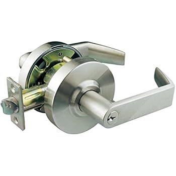 Commercial Satin Chrome Entry Entrance Levers Heavy Duty Grade 2 Handle Kwikset Keyway Keyed ...