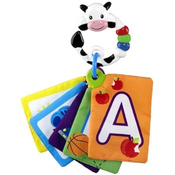 Amazon.com : Baby Einstein Animal Discovery Traditional Flashcards, Cow ...