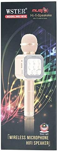 WSTER WS-1818 Handheld KTV Wireless Microphone HIFI Speaker With TF/USB ...