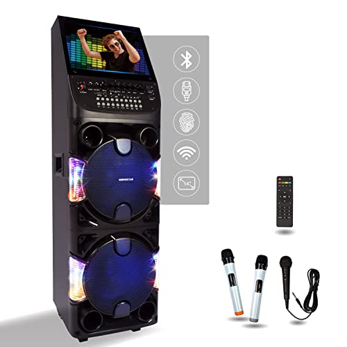Trolley Karaoke Bluetooth Speaker, 14'' Touch Screen, All-in-One ...