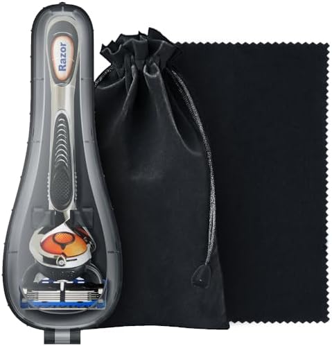 Travel Razor Case - Enerfort Shaver Razor Blades Holder Box with ...