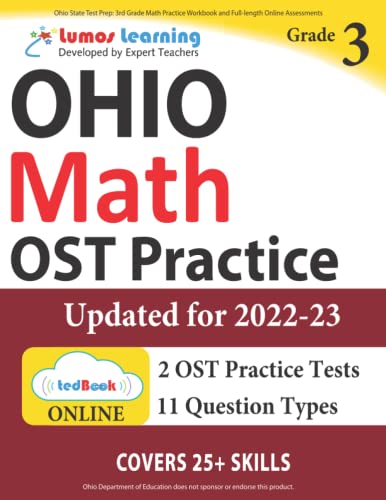 Ohio State Test Prep: 3rd Grade Math Practice Workbook and Full-length ...
