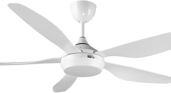 reiga 54" DC Motor Modern Ceiling Fan with 3 Colors Change LED Light ...