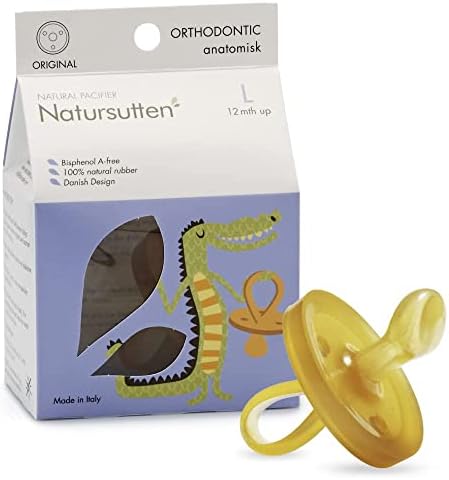 Natursutten Pacifiers 12-18 Months - 1-Pack Original Shield Orthodontic ...
